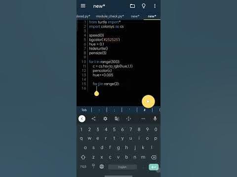 python turtle collision detection | Programming Joy Shorts | #shorts #viral - YouTube
