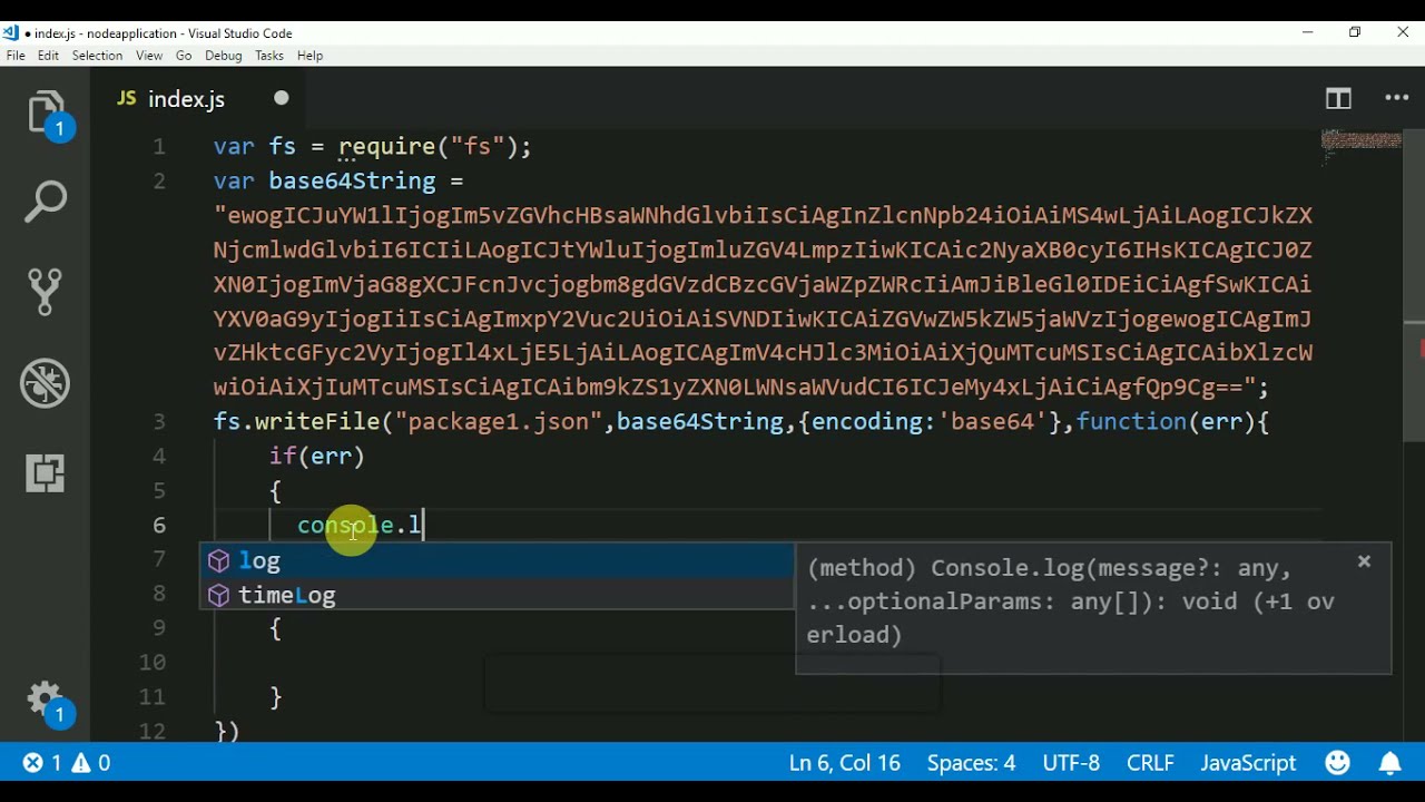 Converting Base64 To File In Node Js YouTube