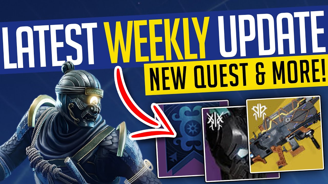 Destiny 2 | LATEST WEEKLY UPDATE! NEW Quest, Rank Boost, Challenges ...