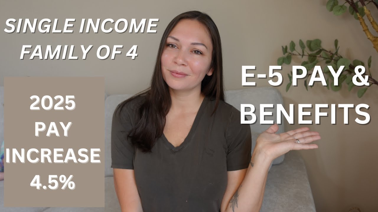 MILITARY PAY AND BENEFITS E-5 WITH DEPENDENTS - YouTube