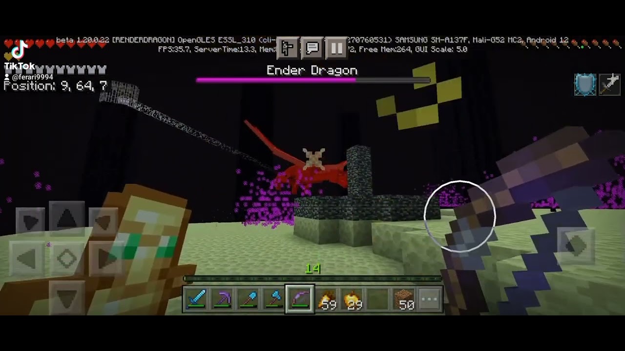 I beat the Ender Dragon - YouTube