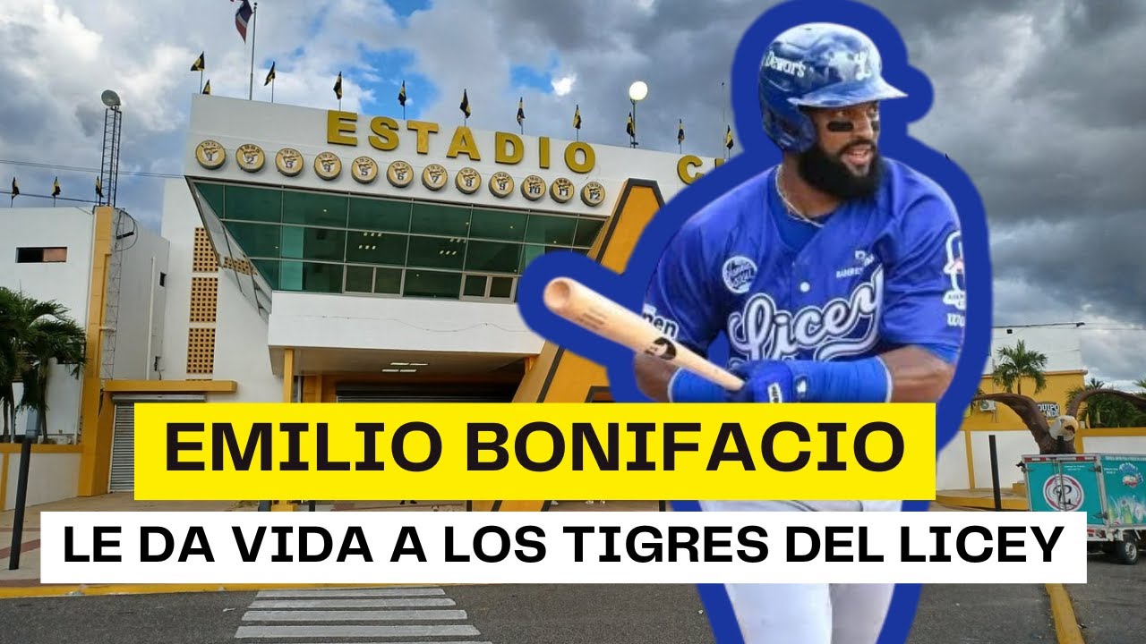 EMILIO BONIFACIO LE DA VIDA A LOS TIGRES DEL LICEY - YouTube