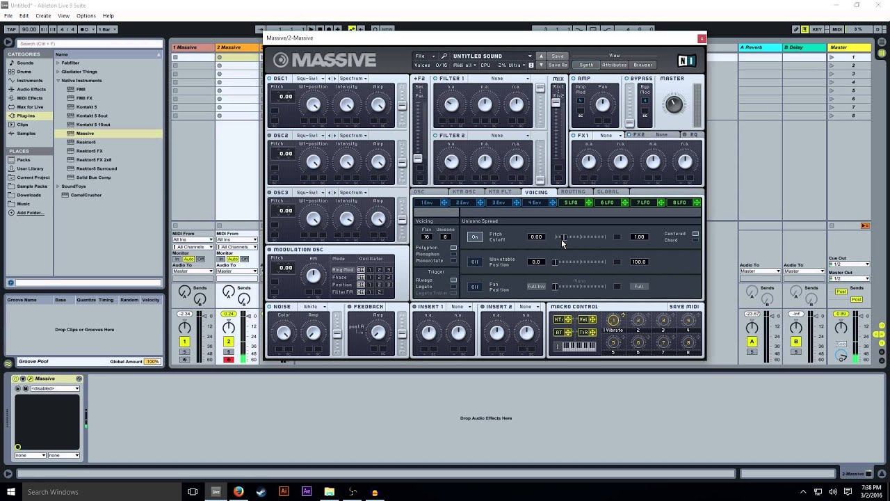 Heavy Saw Bass Tutorial - NI Massive - YouTube