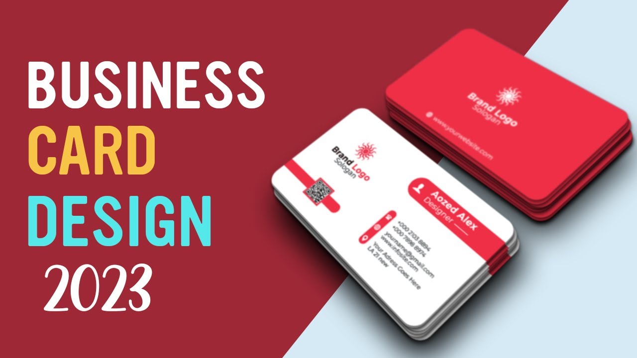 How to create a professional visiting card design in Photoshop ...