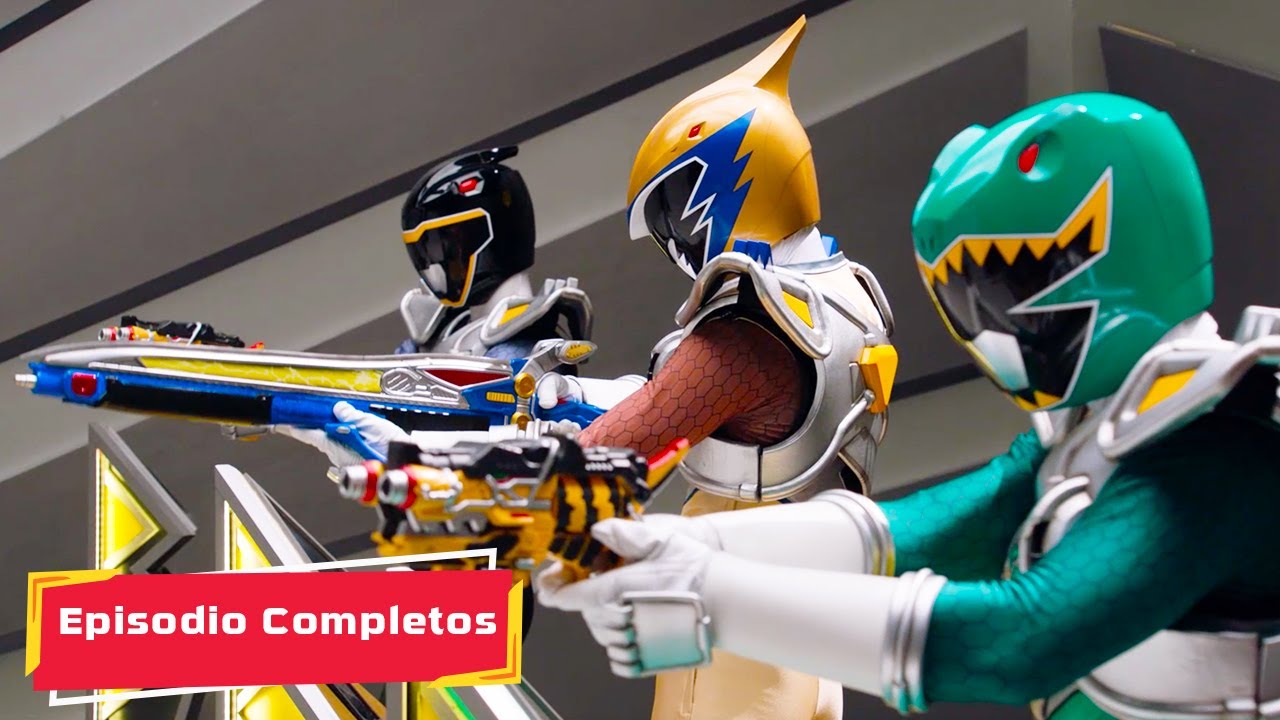 Trabajo en equipo = ¿Nuevo Megazord? 🤖 | Carga de dinosaurio Power ...