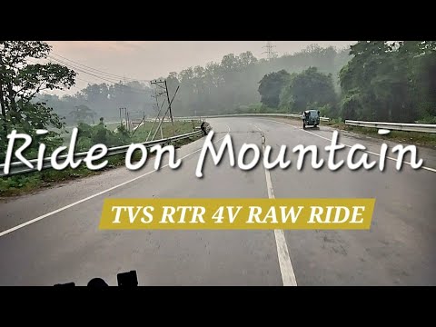 Raw Ride on Mountain || Riding the RTR 160 4V on Challenging Terrain ...