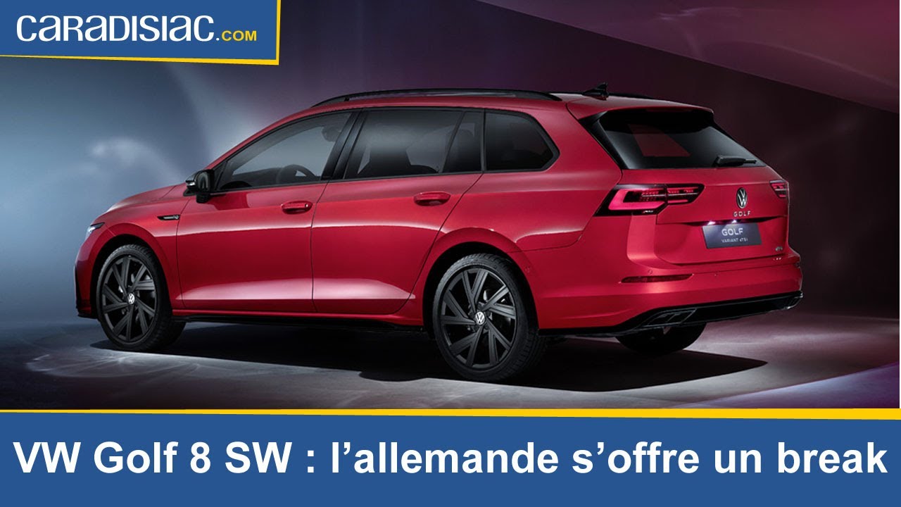 Présentation - Volkswagen Golf SW : l'allemande s'offre un break - YouTube