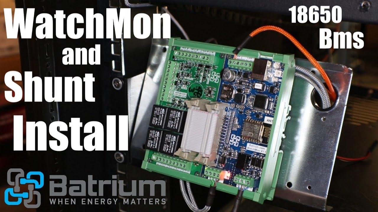 Batrium Bms Shunt and WatchMon Install! - YouTube