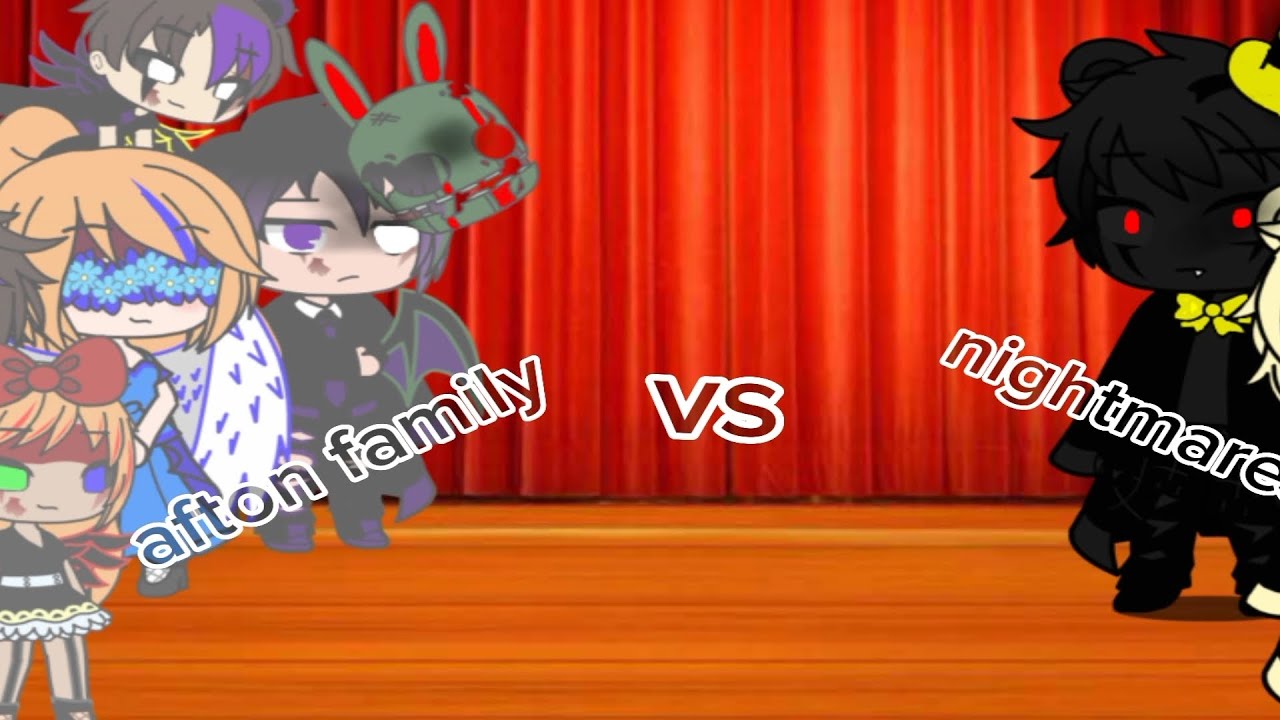 afton family vs nightmares singing battle - YouTube