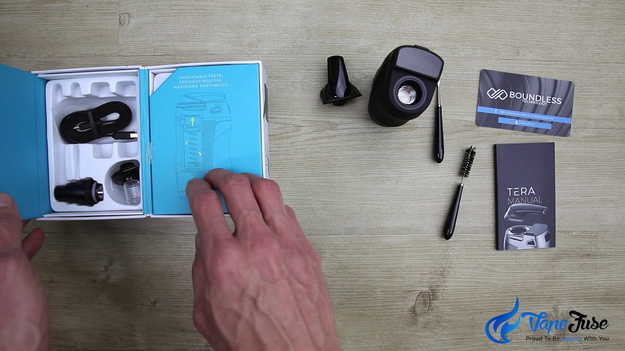 Boundless Tera Portable Vape Unboxing | VapeFuse.com - YouTube