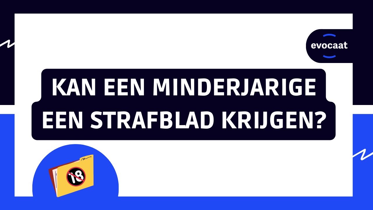 Kan een minderjarige een strafblad krijgen? - YouTube