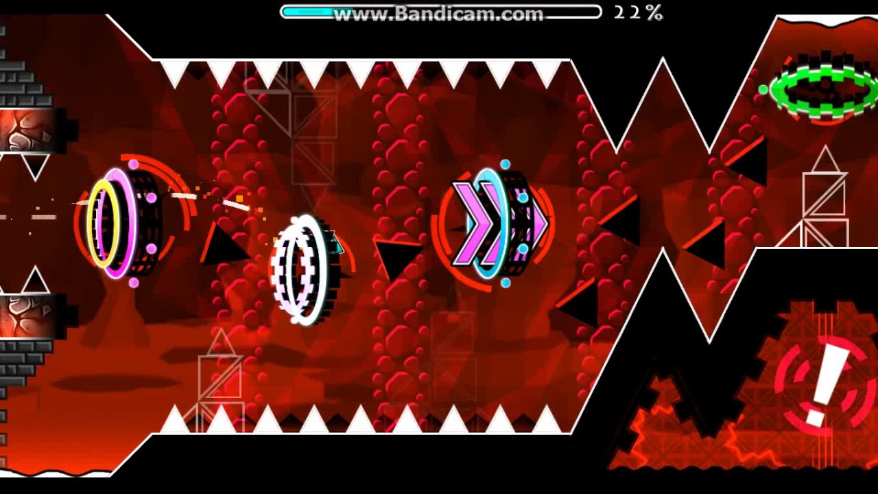 Geometry Dash: Hypersonic Progress 43% - YouTube