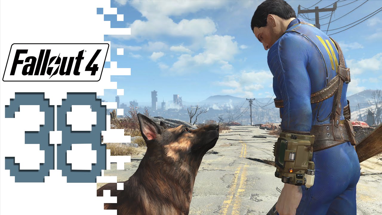 Fallout 4 - EP38 - Courser Battle! - YouTube