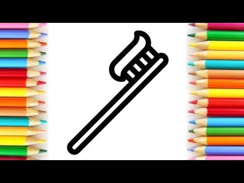 Drawing Toothbrush How to Draw Toothbrush #drawingtutorial #drawing ...