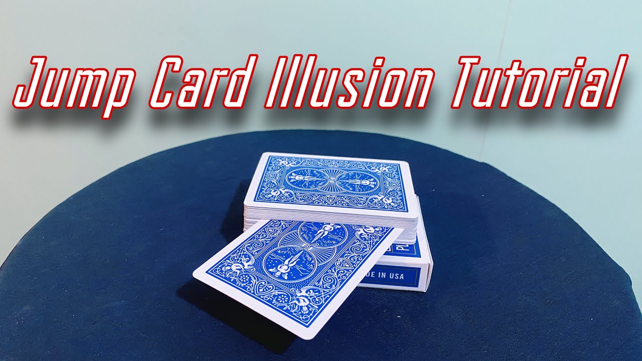 Jump Card illusion MAGIC Tutorial - YouTube