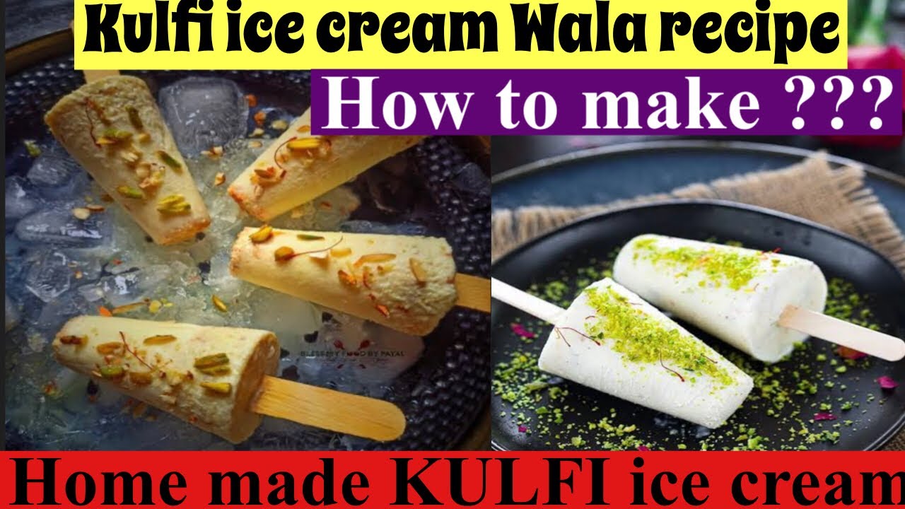 how to make kulfi ice cream 👨‍🍳 ।। Malai kulfi ।। কুলফি মালাই 👌 ।। Easy ...
