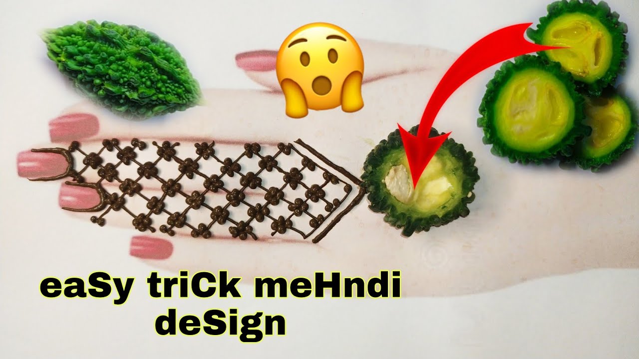 W😱w veRY eAsY 💚🌼 kaReela MehNdi t🤯ick 🔥|| How to drAw meHndi deSign# ...