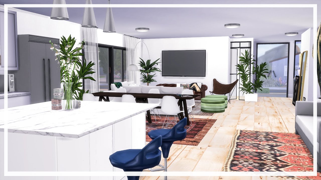 The Sims 4 Apartment Renovation Series + Tour// Chiara Ferragni LA home ...