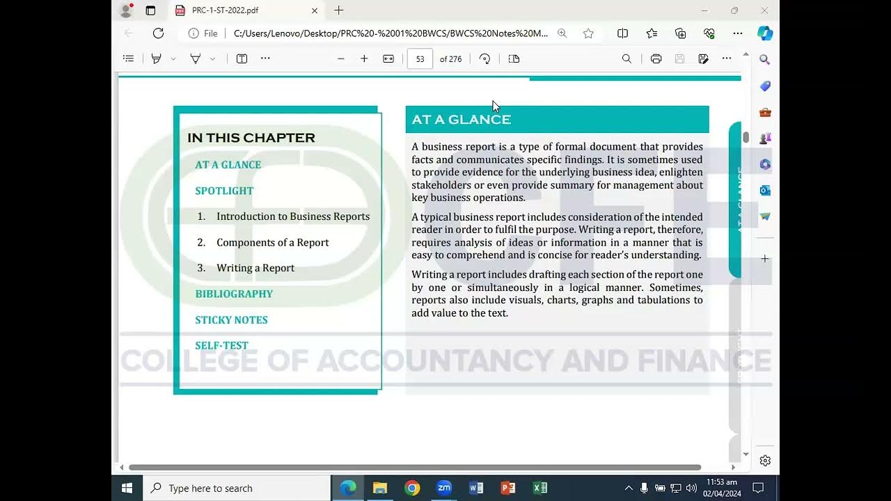 Lecture No 11 I Memo writing - YouTube