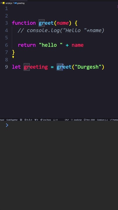 return statement in function in JavaScript | Day 33 of 45 Days JavaScript Challenge - YouTube