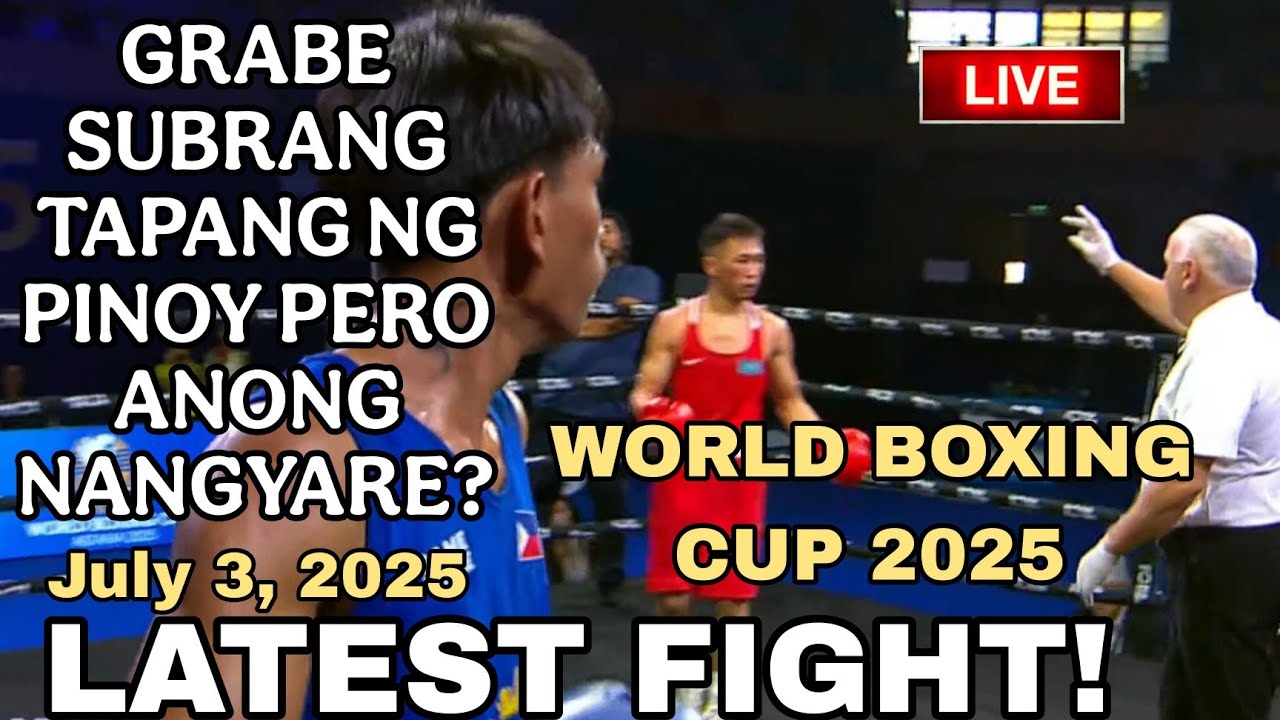 LATEST FIGHT! July 3, 2025 l Boxing World Cup 2025 PINOY subrang ...