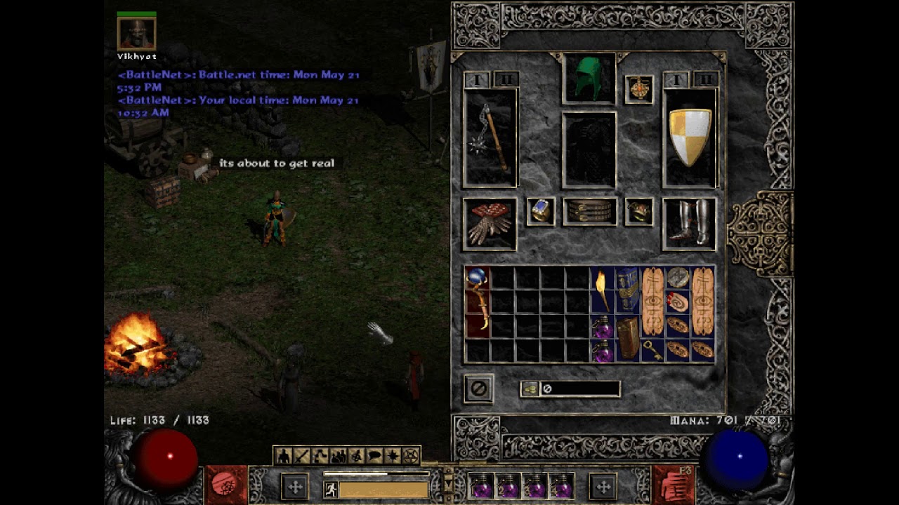 ID a Death's Fathom in Diablo 2 LOD - YouTube