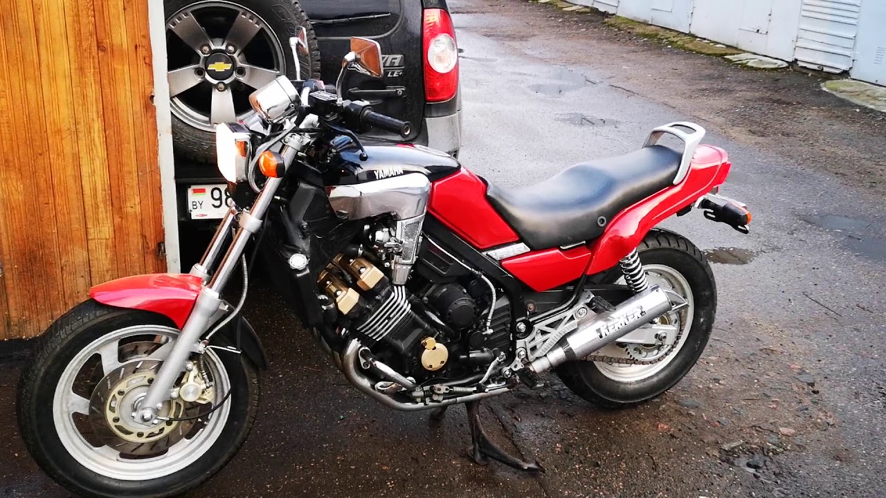 Ymaha FZX700 (Fazer 700) exhaust KERKER - YouTube