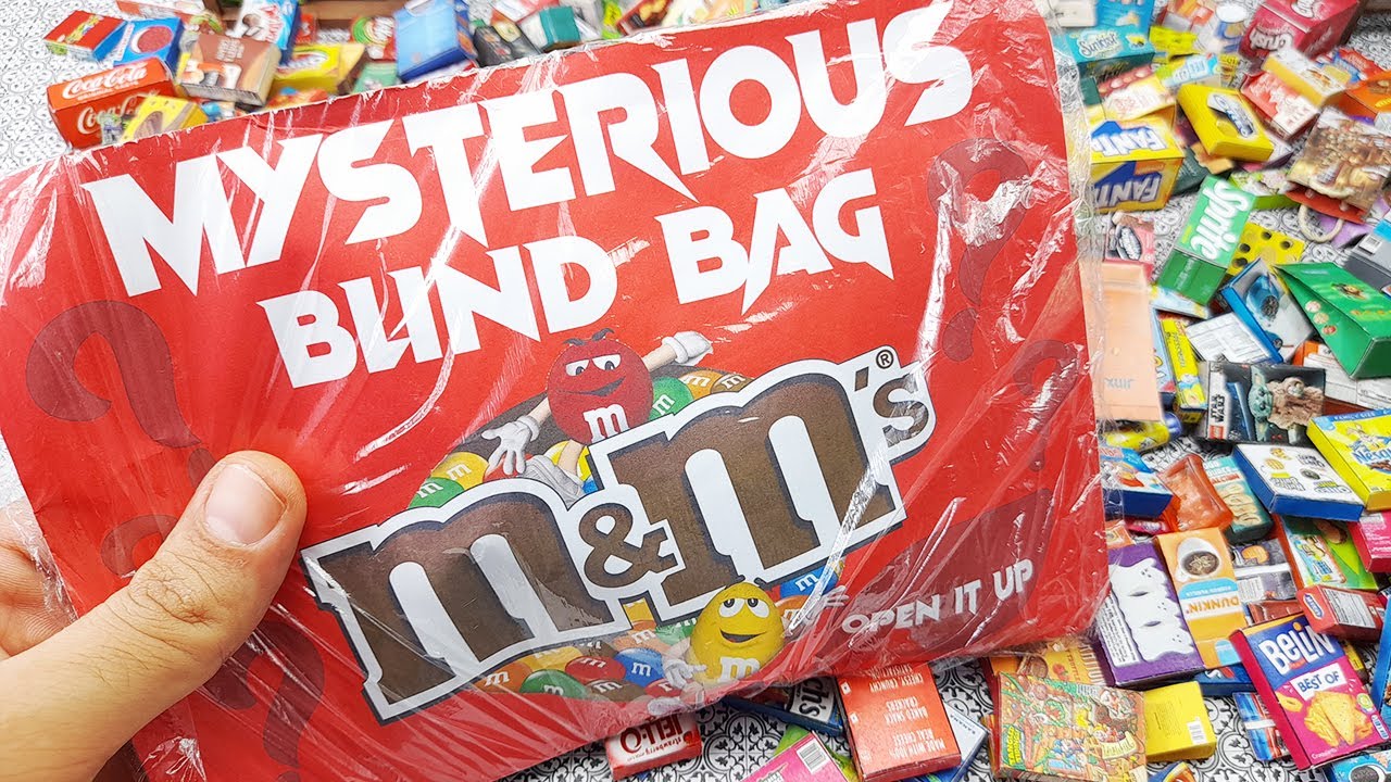 Mini M&M's Blind Bag tutorial | Lots of Mini Blind Bag Opening ...