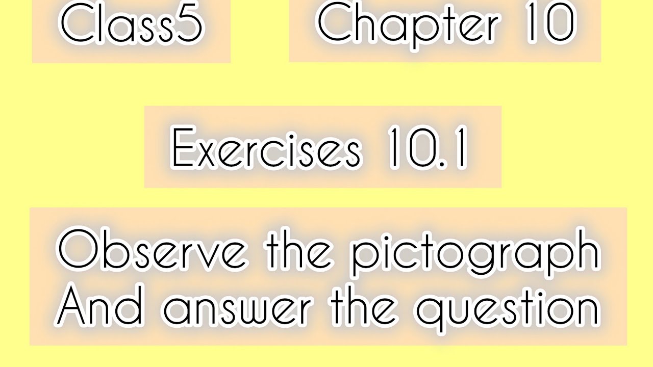 Class 5th|Mathematics|Chapter 10|Exercise 10.1|Answer the following Q ...