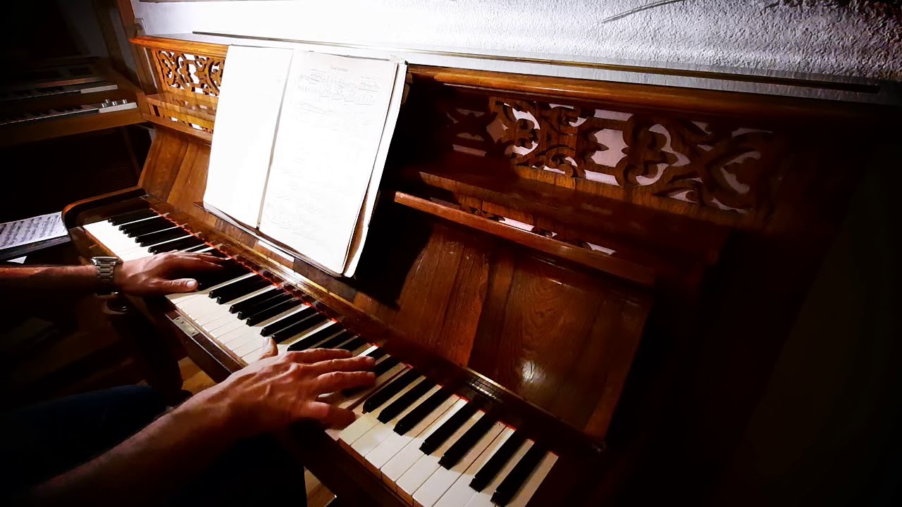 Erard upright Piano 1850 - YouTube