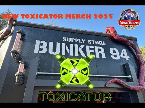 TOXICATOR MERCH 2025 - new ride merch at supply store bunker 94 - alton ...