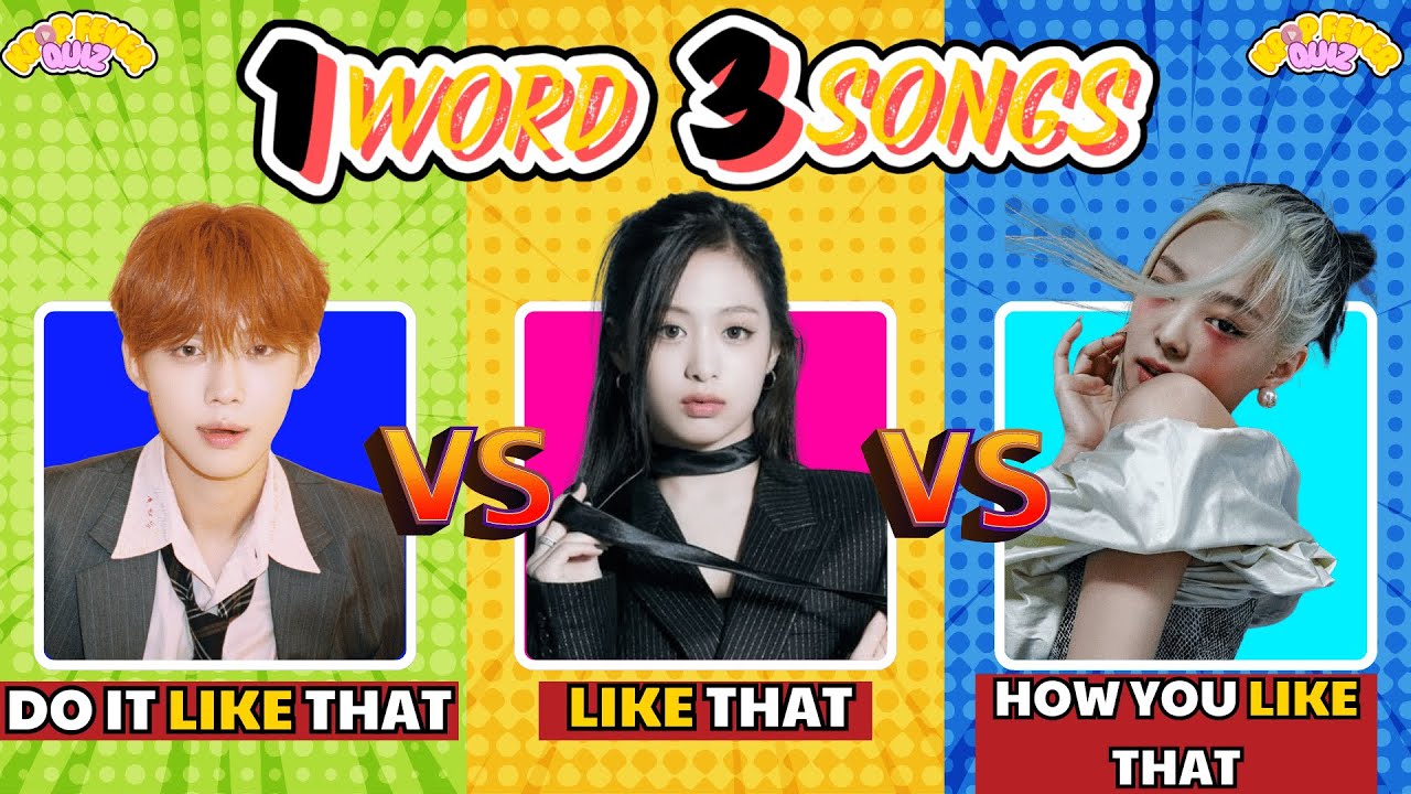 SAVE ONE DROP 2 SONGS (ONE WORD 3 SONGS) #Part1 PICK YOUR SONG - YouTube
