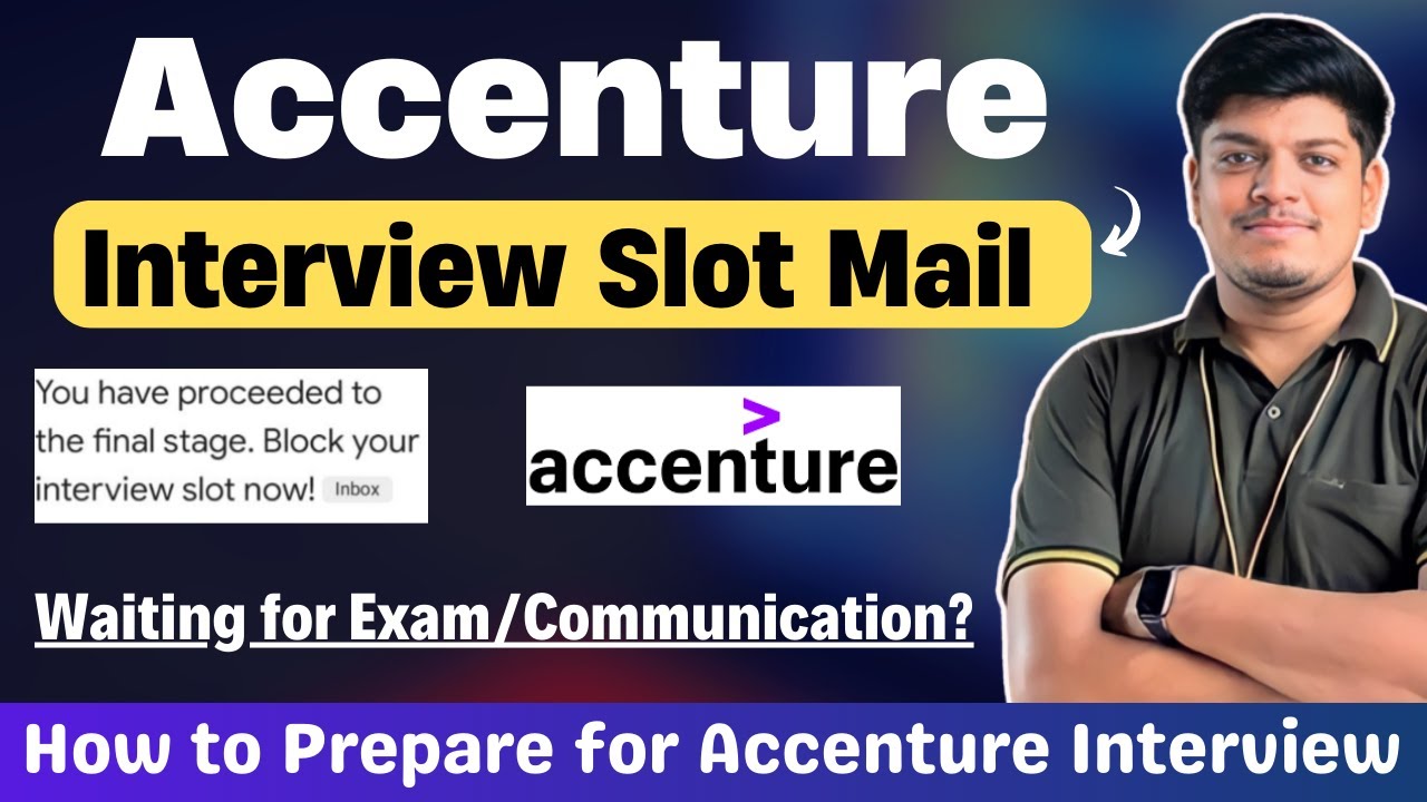 Accenture Interview Slot Booking Mail | How to Prepare ? | Waiting For ...