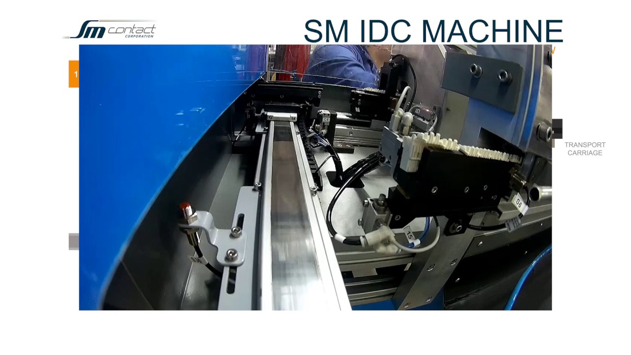 Sm IDC machine - for insulation displacement connections - YouTube