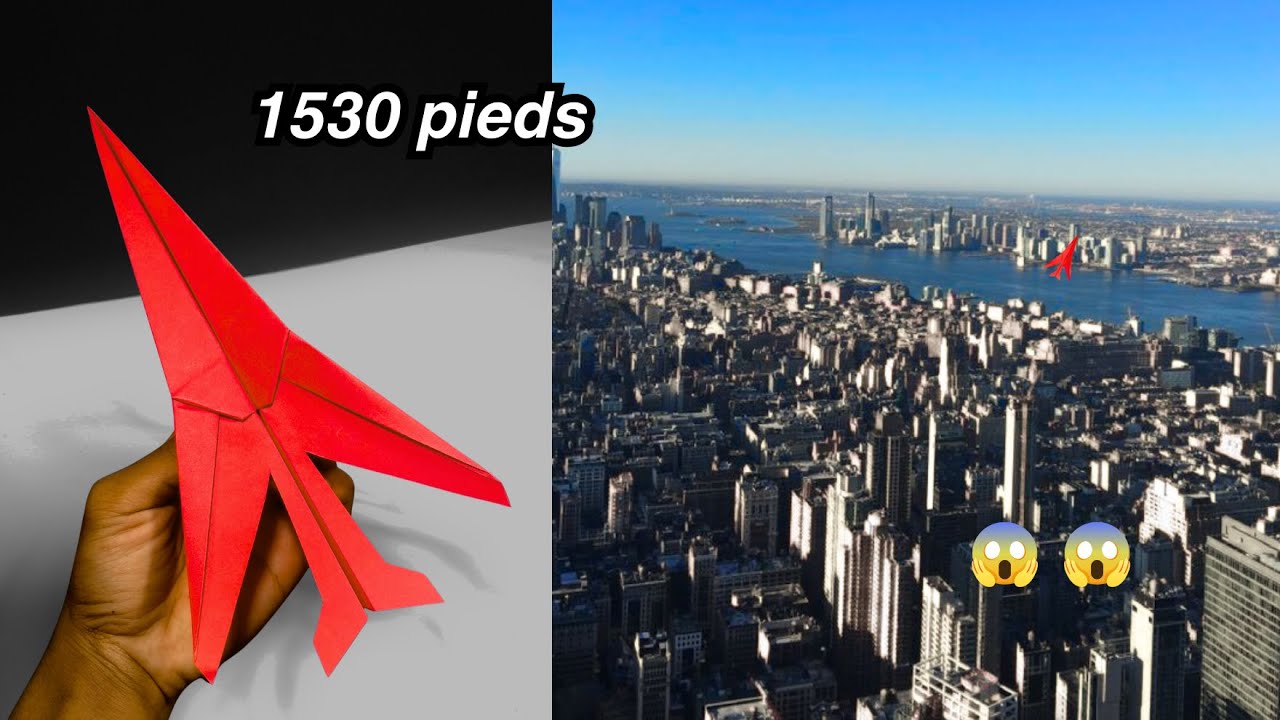 How to make a paper airplane that flies high up to 1530 feet with ...