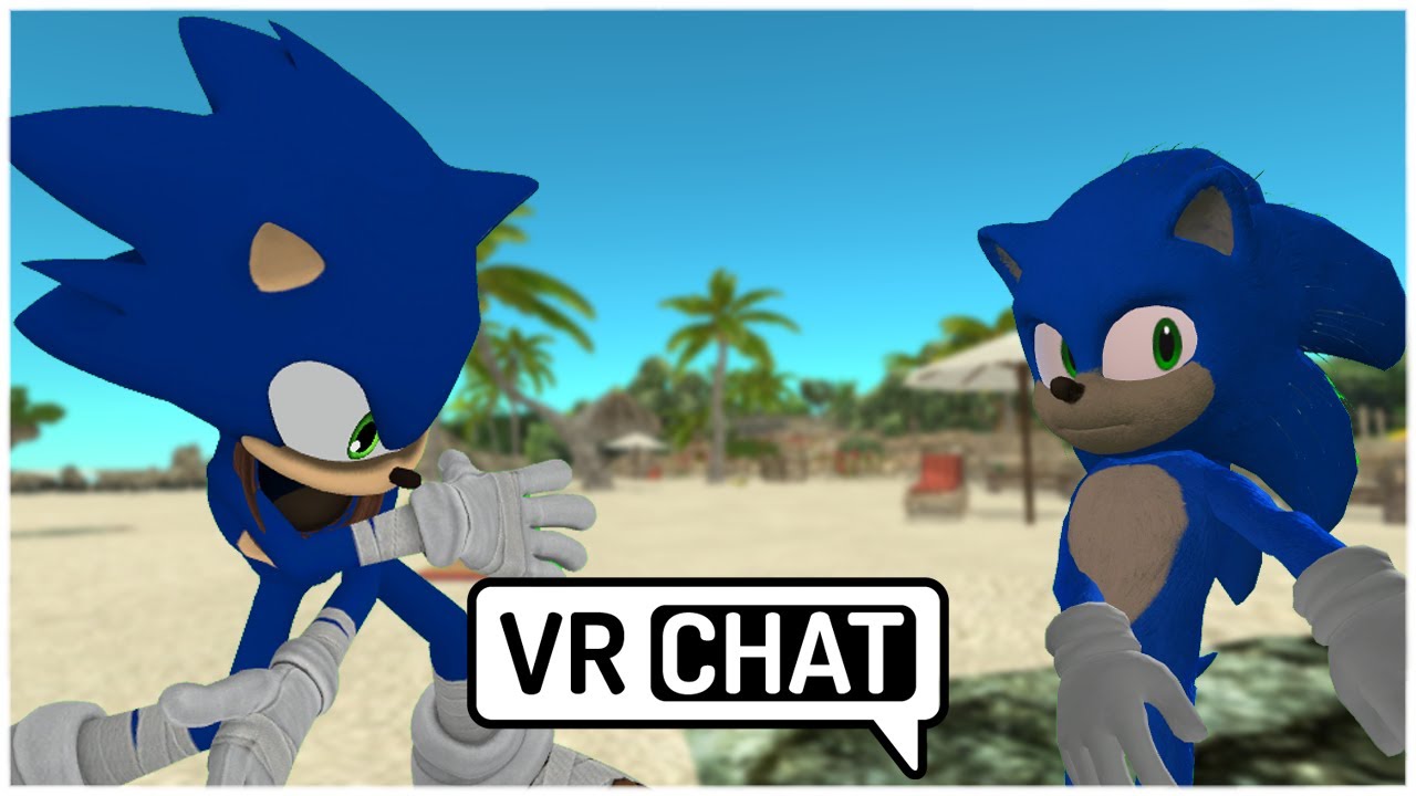Movie Sonic Meets Boom Sonic - AWESOME DANCE MOVES! (VR Chat) - YouTube