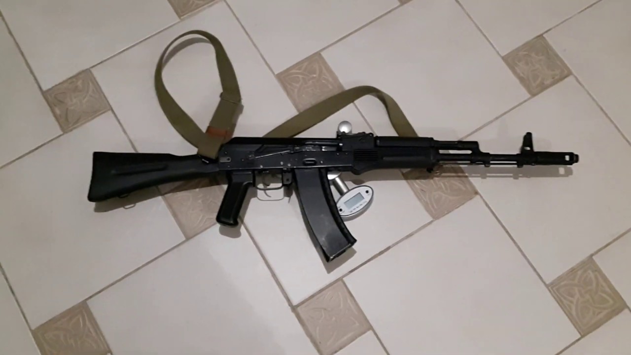 [Обзор] Страйкбольный привод АК-74М из ММГ, общий вес и развесовка.AEG ...