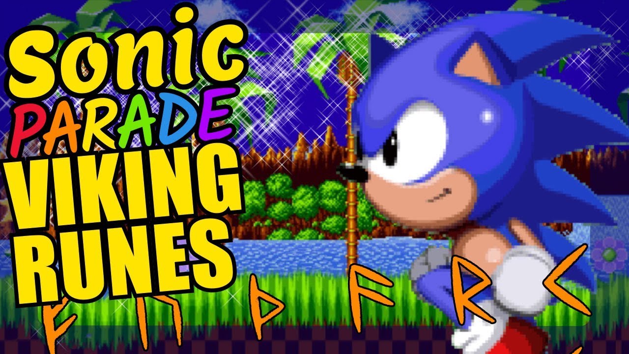 Sonic the Hedgehog Teaching the Viking Runes Futhark Alphabet ...