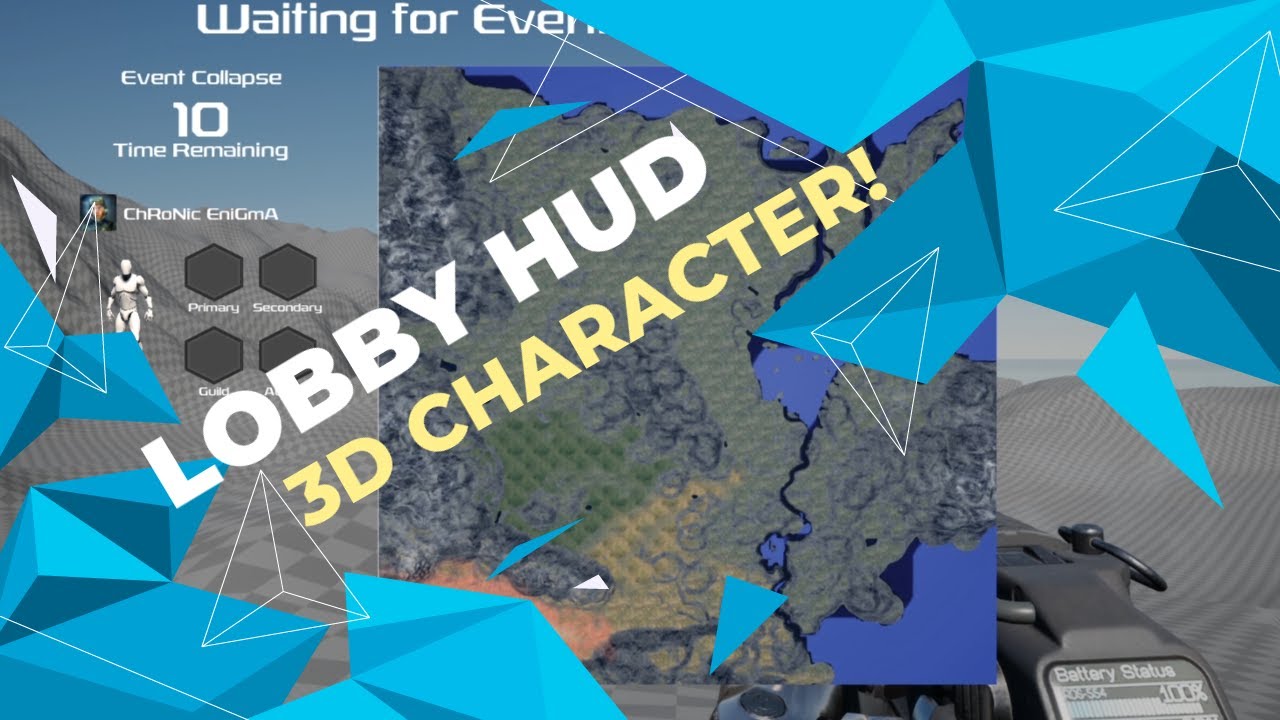 Unreal Tutorial: Lobby Hud Pt.1 - Create 3D Character in the UI - YouTube