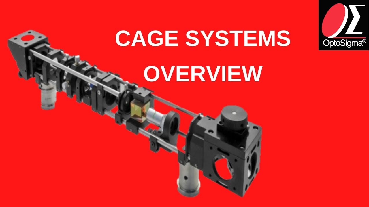 Overview of optical cage systems OptoSigma - YouTube