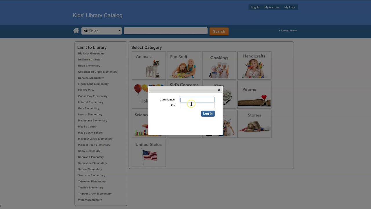 Machetanz Elementary Library Catalog Kids - YouTube