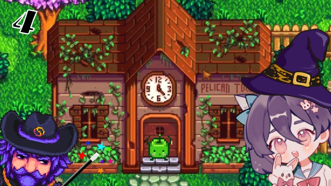 Rasmodius el magias, visitamos el Centro Cívico | Stardew Valley ...