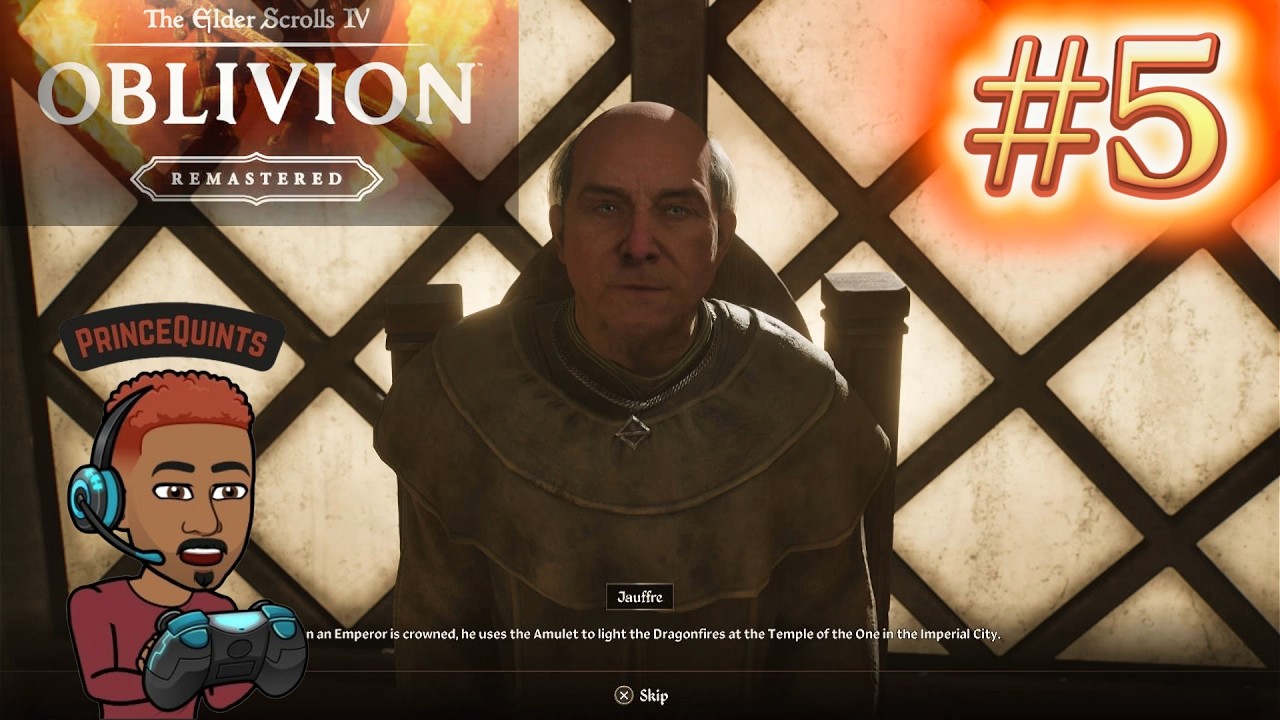 Elder Scrolls IV Oblivion (Remastered) Ep 5 - We Arrive At Weynon ...
