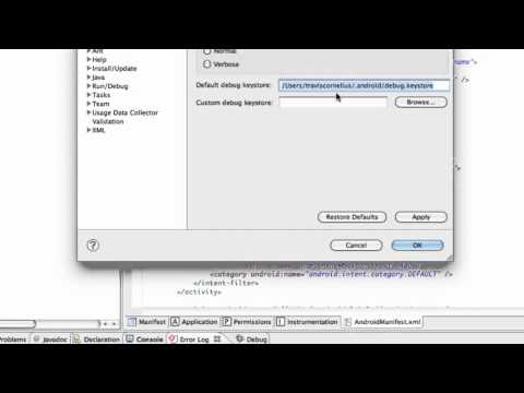 Android Application Development Tutorial 130 Obtaining Google Maps API debug key YouTube - YouTube