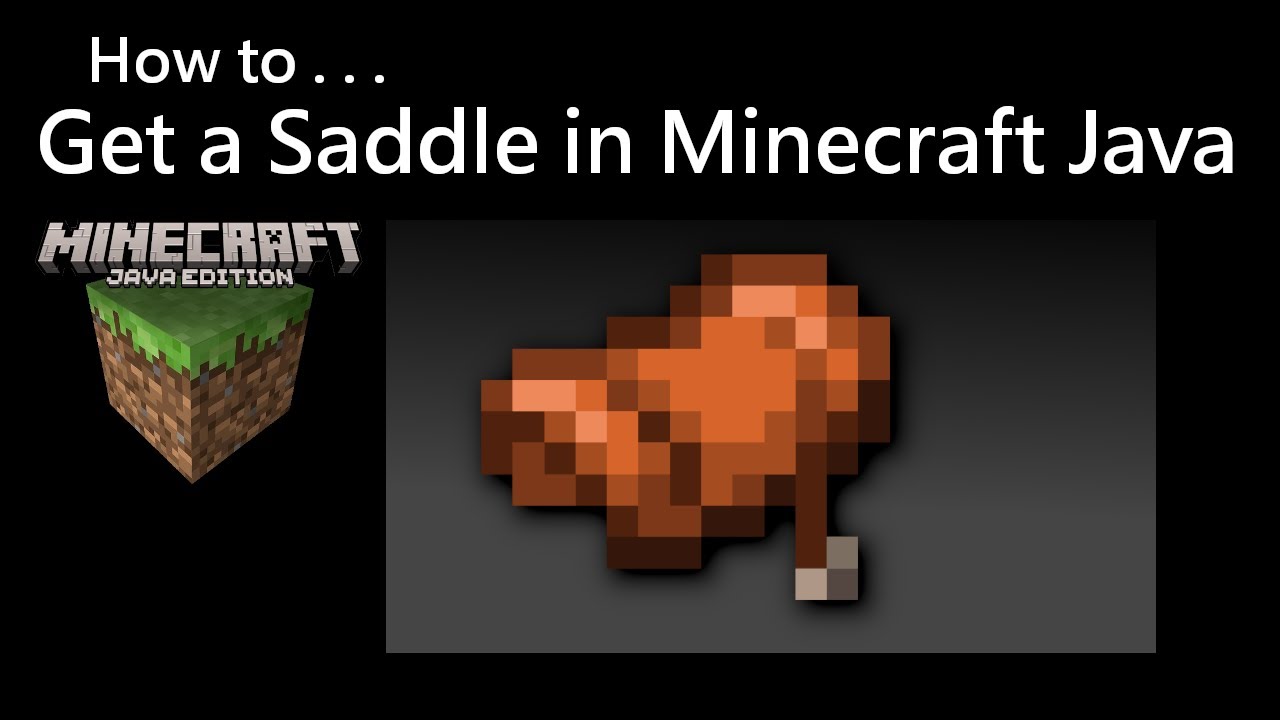 How To Get a Saddle in Minecraft Java - YouTube