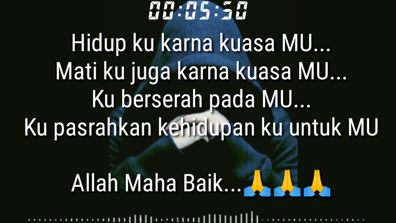 Berserah ku padaMU ya Allah yaa rohmaan yaa rohiim...🙏🙏🙏Allah Maha Baik ...