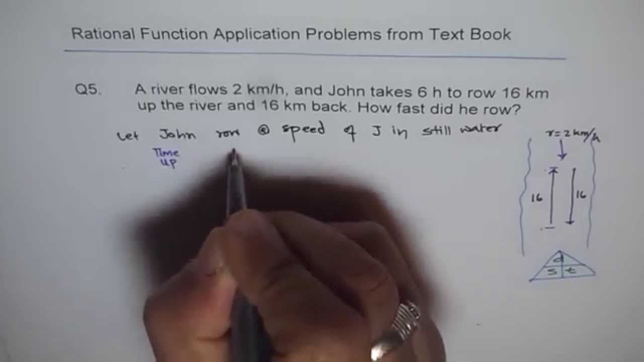 Rational Function Application Row Speed Q5 - YouTube