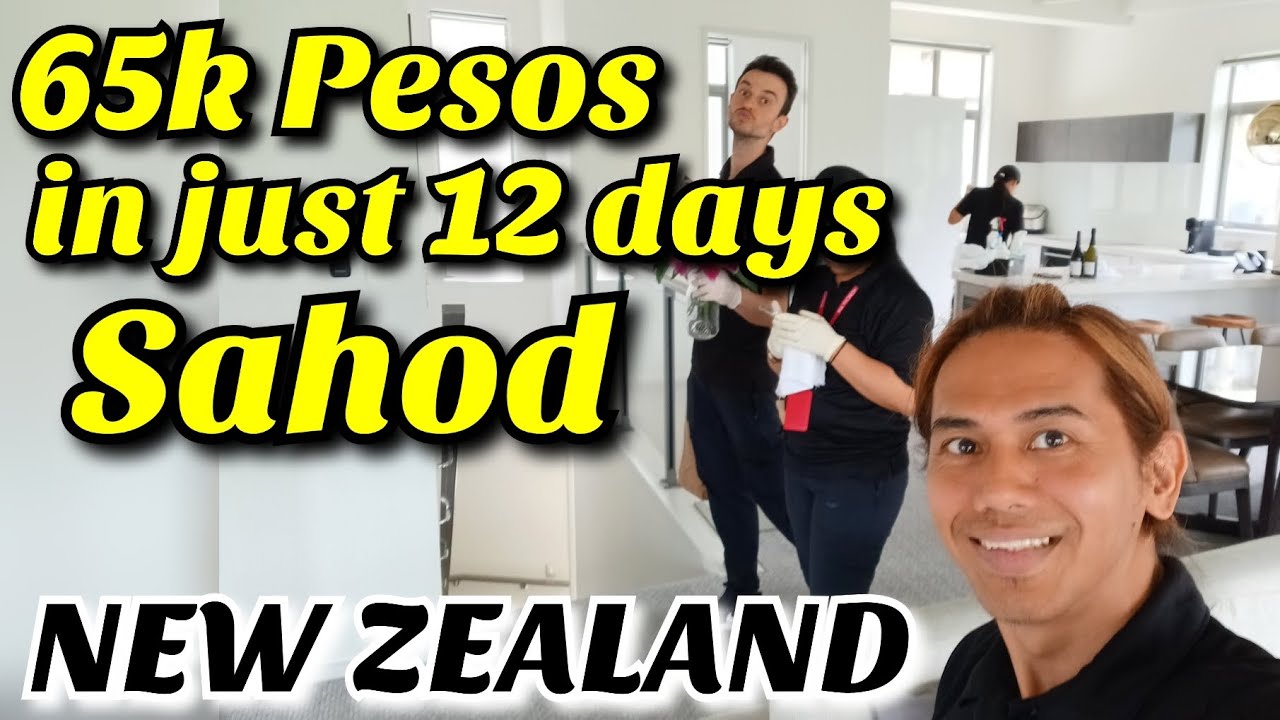 New Zealand | In Just 12 days 65K Pesos ang sinahod ko | Housekeeping ...