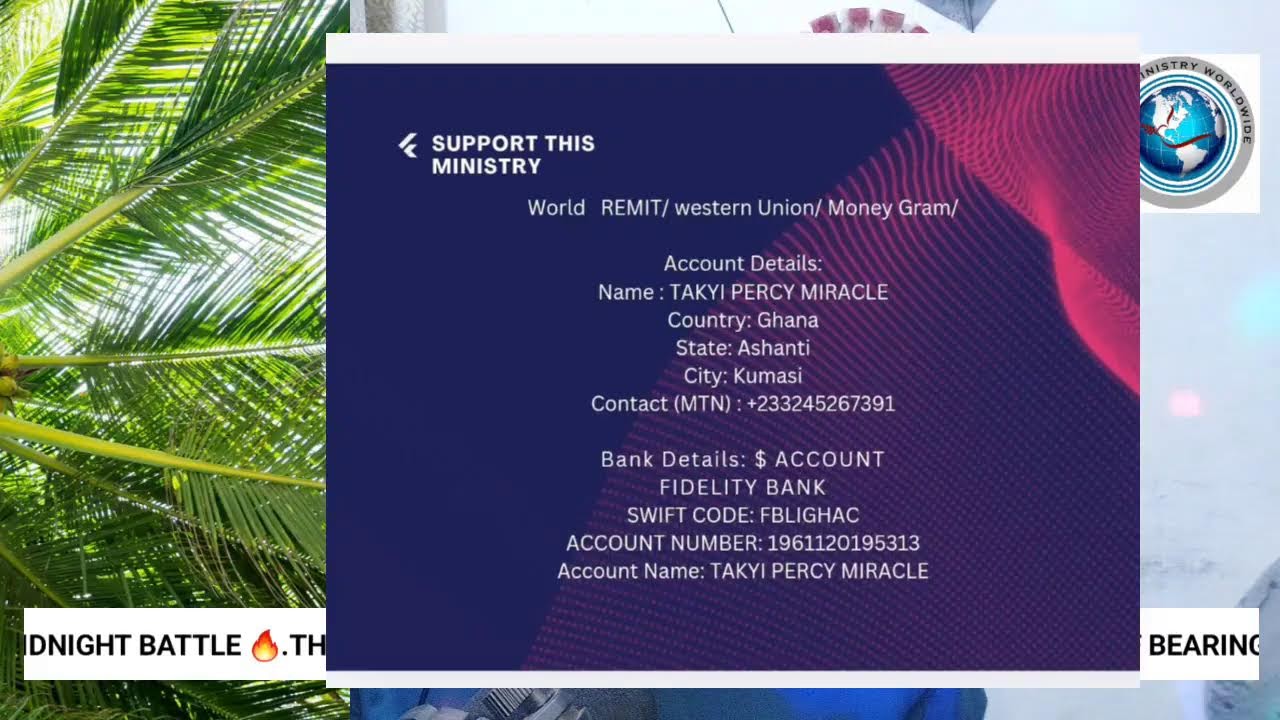 Live streaming of MIRACLE MINISTRY WORLDWIDE - YouTube