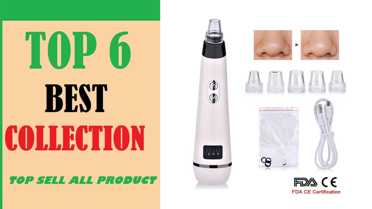 Top 6 Pore Vacuum Suction Beauty Mahcine - YouTube
